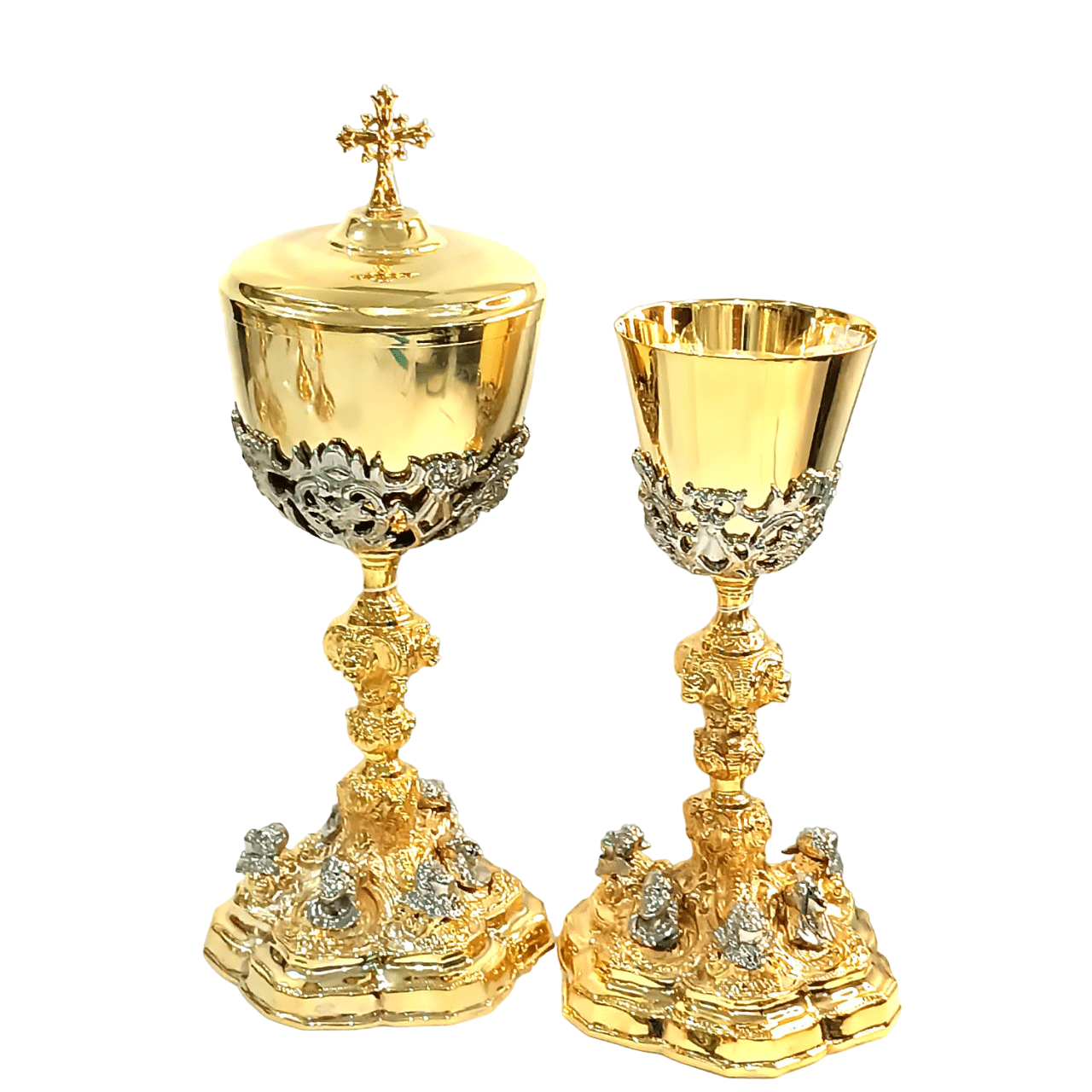 Conjunto Âmbula e Cálice Sagrada Familia 2 – Fábrica de Hóstias