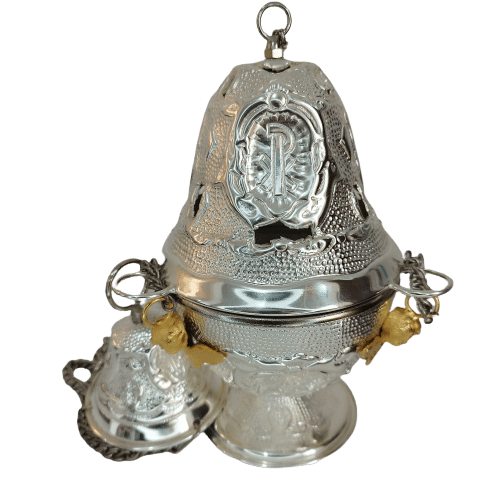Turíbulo tu06 – 23cm cinzelado – Fábrica de Hóstias