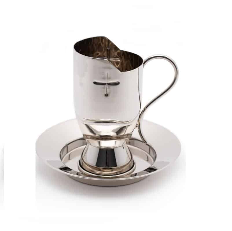 Ânfora – Jarra com Bacia 4052 Liso dourado – Fábrica de Hóstias