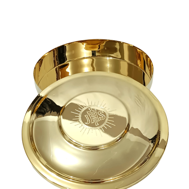 Caixa para Hóstia / Teca 18,5cm | Fábrica de Hóstias