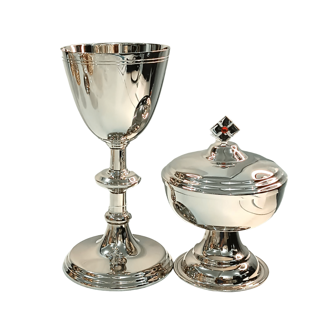 Conjunto Âmbula e Cálice 1150 - Prata | Fábrica de Hóstias