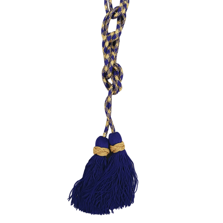 Cíngulo Italiano Mod3 Roxo e Dourado | Fábrica de Hóstias