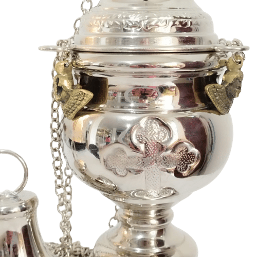 Turíbulo tu02 - 31cm Cruz | Fábrica de Hóstias